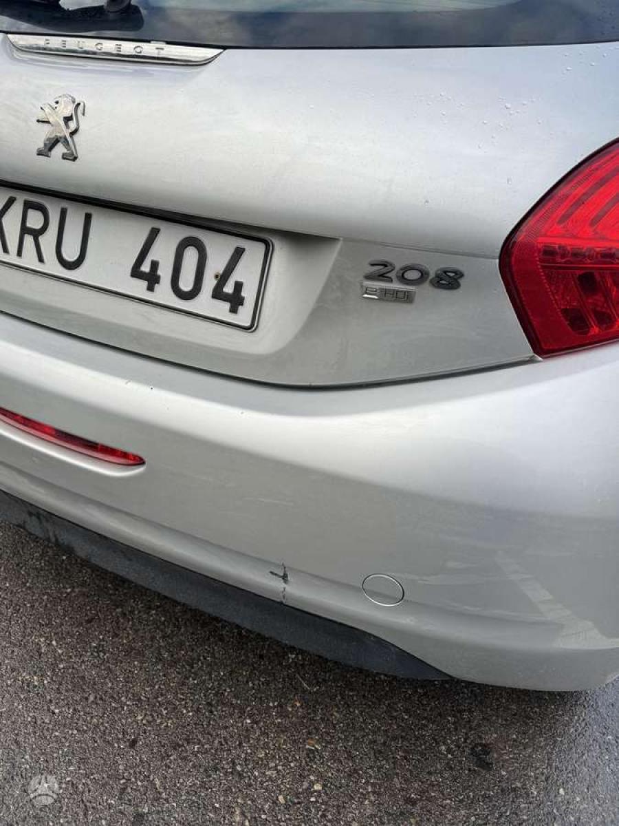 Pelēks Peugeot 208 2013 Kauņa, ar dzinēja tilpumu 1.56 L un nobraukumu 257 tūkst. km par 3000 €, foto 8 vietnē AUTOMOTO.COM.LV