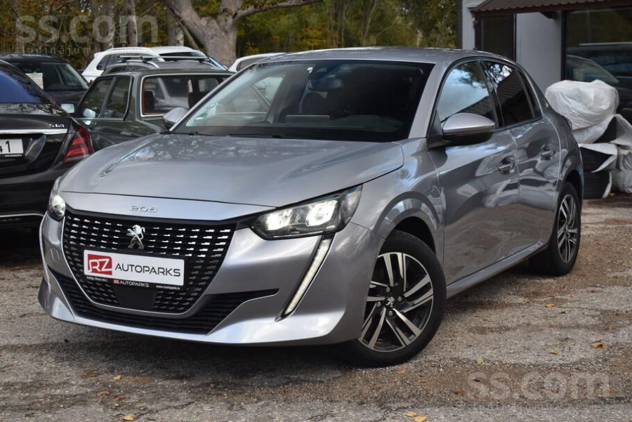 Grey Peugeot 208 2021 in Kuldiga, with an engine capacity of 1.20 L and mileage of 0 thousand km for 10990 €, photo 1 on AUTOMOTO.COM.LV