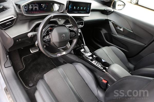 Grey Peugeot 208 2022 in Tukums, with an engine capacity of 1.20 L and mileage of 124 thousand km for 17790 €, photo 9 on AUTOMOTO.COM.LV