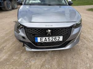 Grey Peugeot 208 2022 in Kaunas, with an engine capacity of 0.00 L and mileage of 59 thousand km for 5100 €, photo  on AUTOMOTO.COM.LV
