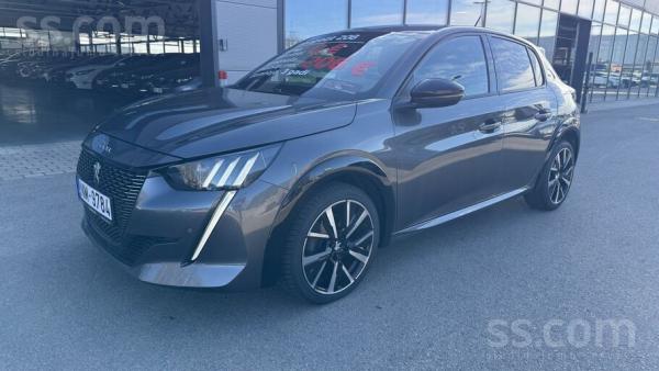 Grey Peugeot 208 2023 in Riga, with an engine capacity of 1.20 L and mileage of 53 thousand km for 14990 €, photo 1 on AUTOMOTO.COM.LV