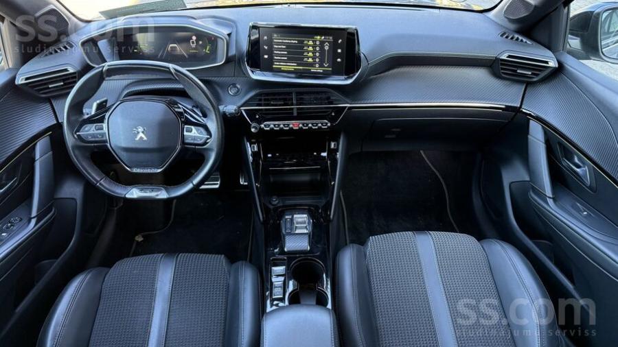 Grey Peugeot 208 2023 in Riga, with an engine capacity of 1.20 L and mileage of 53 thousand km for 14990 €, photo 15 on AUTOMOTO.COM.LV