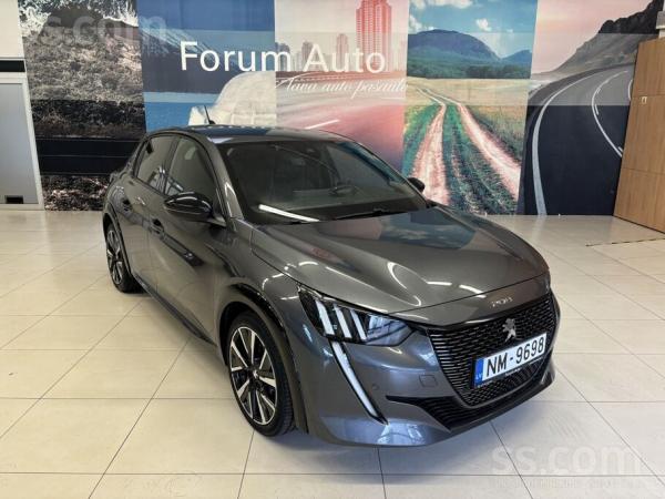 Grey Peugeot 208 2023 in Riga, with an engine capacity of 1.20 L and mileage of 52 thousand km for 13990 €, photo 1 on AUTOMOTO.COM.LV