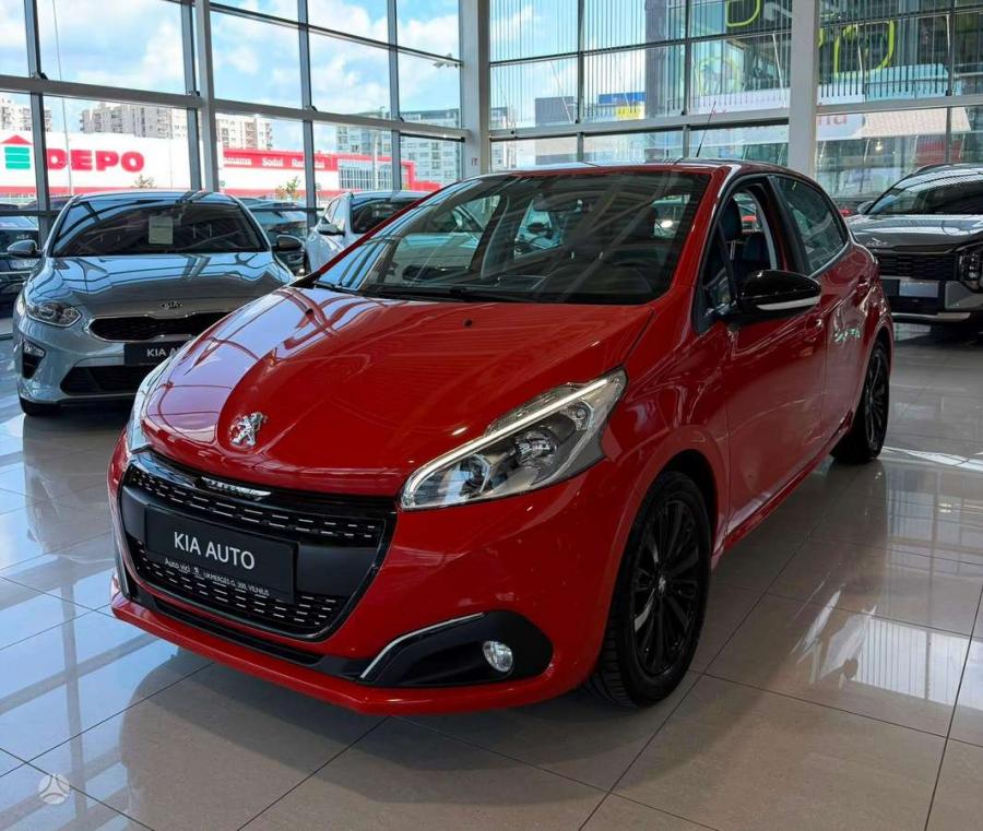 Oranžs Peugeot 208 2017 Viļņa, ar dzinēja tilpumu 1.20 L un nobraukumu 9 tūkst. km par 8900 €, foto 1 vietnē AUTOMOTO.COM.LV