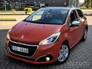 Orange Peugeot 208 2017 in Jelgava, with an engine capacity of 1.20 L and mileage of 0 thousand km for 6490 €, photo  on AUTOMOTO.COM.LV