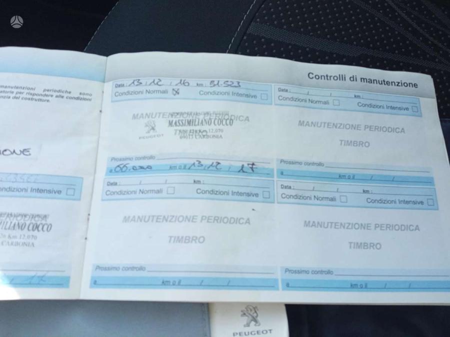 Красный Пежо 208 2012 в Паневежис, объемом двигателя 1.56 л и пробегом 201 тыс. км за 4000 €, фото 26 на AUTOMOTO.COM.LV
