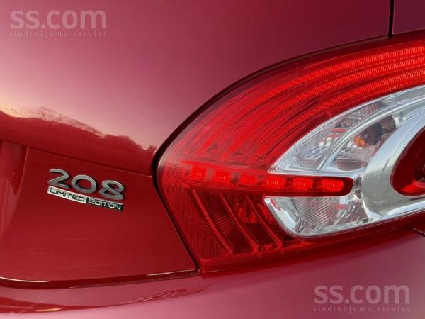 Sarkans Peugeot 208 2014 Cēsis, ar dzinēja tilpumu 1.20 L un nobraukumu 120 tūkst. km par 4200 €, foto 7 vietnē AUTOMOTO.COM.LV