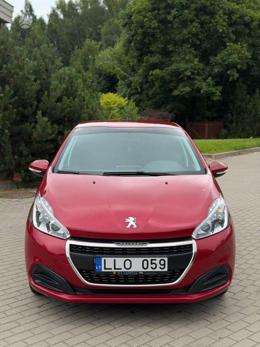 Sarkans Peugeot 208 2016 Viļņa, ar dzinēja tilpumu 0.00 L un nobraukumu 123 tūkst. km par 5500 €, foto 4 vietnē AUTOMOTO.COM.LV