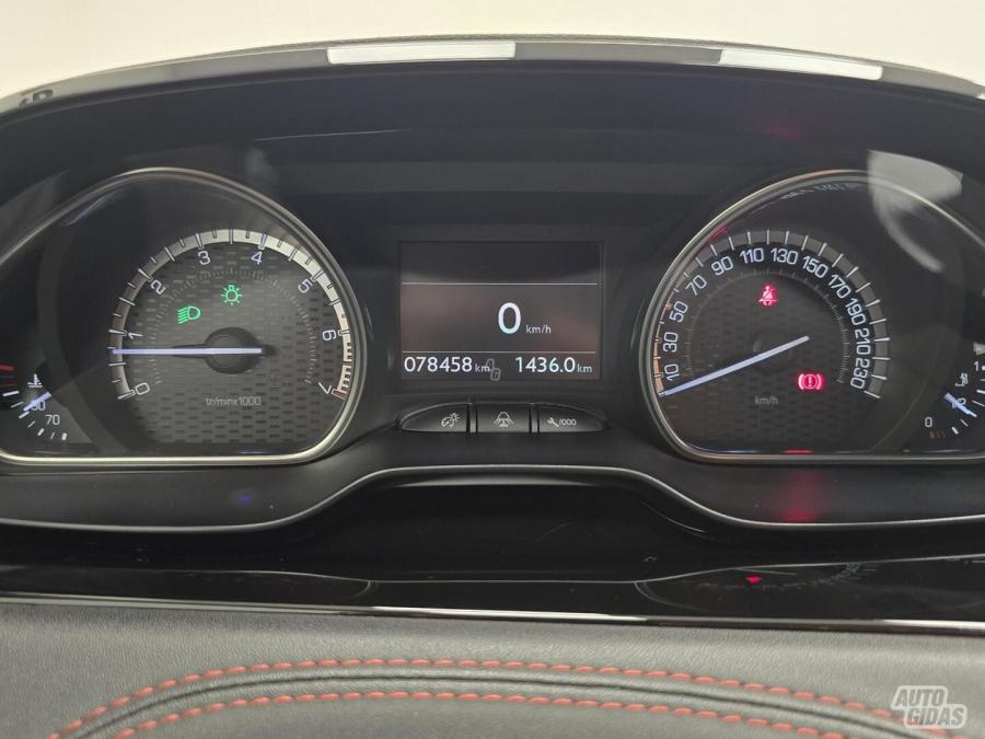 Sarkans Peugeot 208 2016 Viļņa, ar dzinēja tilpumu 1.60 L un nobraukumu 78 tūkst. km par 13990 €, foto 13 vietnē AUTOMOTO.COM.LV