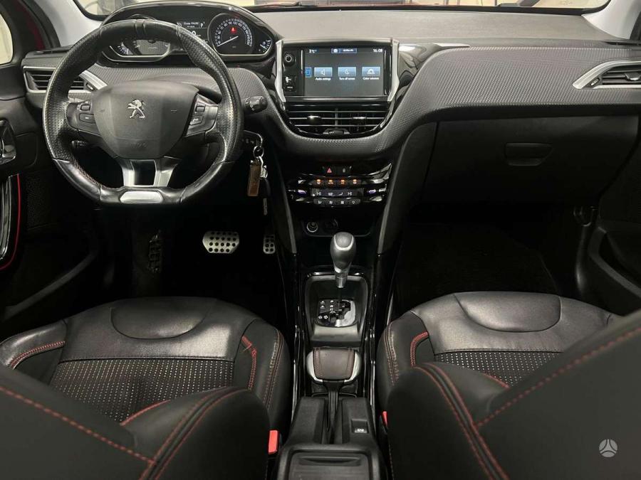 Red Peugeot 208 2017 in Vilnius, with an engine capacity of 1.20 L and mileage of 230 thousand km for 8712 €, photo 30 on AUTOMOTO.COM.LV