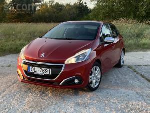 Red Peugeot 208 2017 in Liepaja, with an engine capacity of 1.20 L and mileage of 135 thousand km for 5200 €, photo  on AUTOMOTO.COM.LV