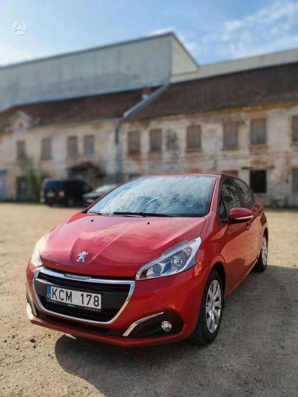 Sarkans Peugeot 208 2017 Viļņa, ar dzinēja tilpumu 1.56 L un nobraukumu 198 tūkst. km par 3900 €, foto 3 vietnē AUTOMOTO.COM.LV