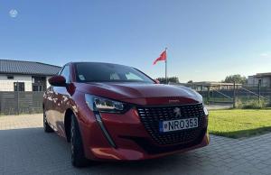 Sarkans Peugeot 208 2020 Viļņa, ar dzinēja tilpumu 1.50 L un nobraukumu 92 tūkst. km par 7000 €, foto  vietnē AUTOMOTO.COM.LV