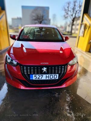 Sarkans Peugeot 208 2021 Valga, ar dzinēja tilpumu 1.20 L un nobraukumu 0 tūkst. km par 16 €, foto  vietnē AUTOMOTO.COM.LV