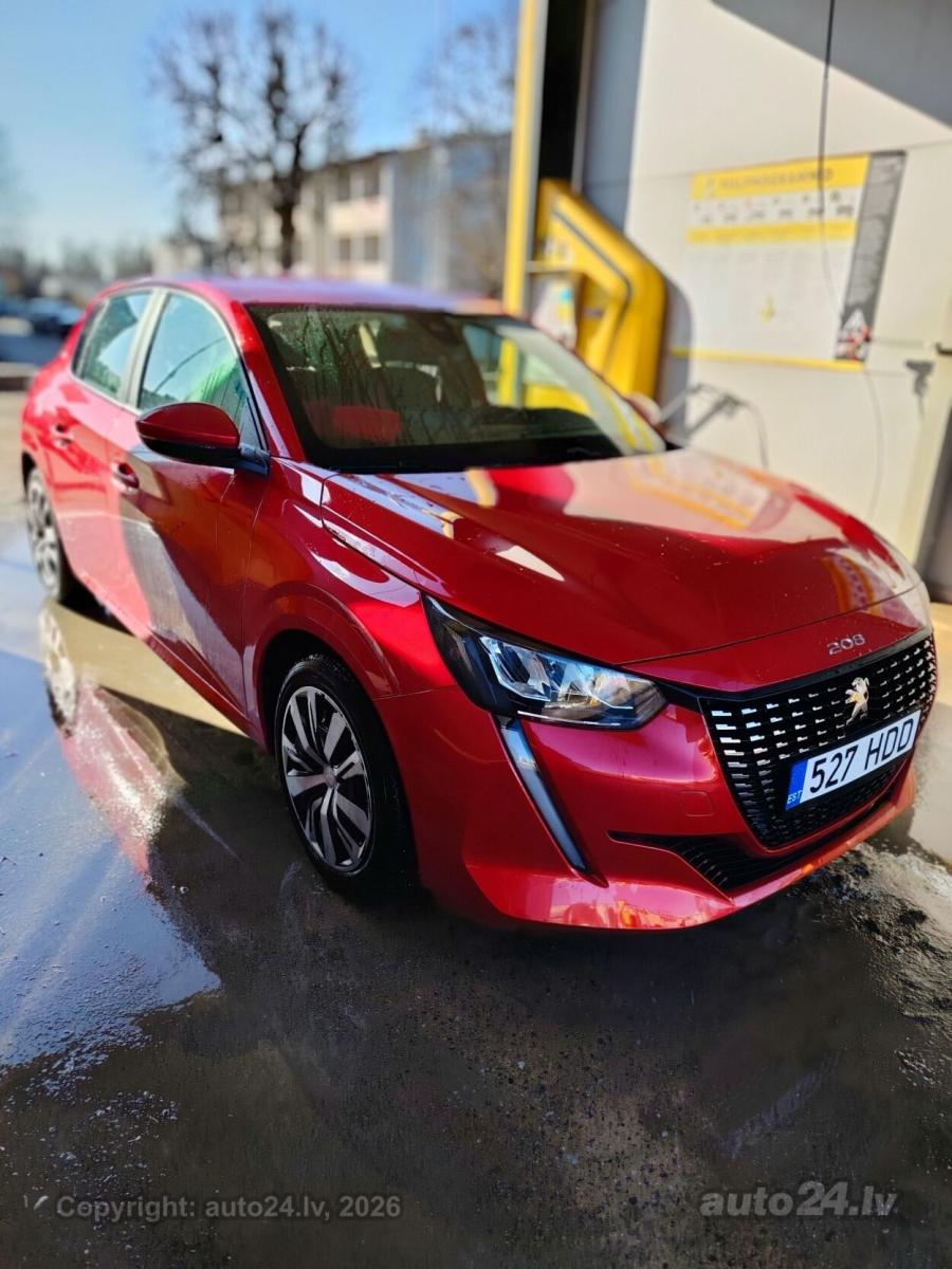 Sarkans Peugeot 208 2021 Valga, ar dzinēja tilpumu 1.20 L un nobraukumu 0 tūkst. km par 16 €, foto 2 vietnē AUTOMOTO.COM.LV