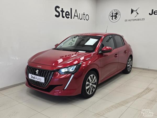 Red Peugeot 208 2021 in Vilnius, with an engine capacity of 1.20 L and mileage of 41 thousand km for 11990 €, photo 1 on AUTOMOTO.COM.LV