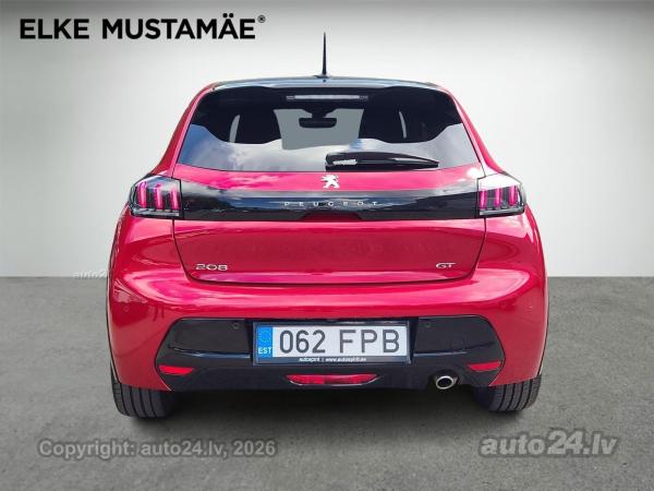 Red Peugeot 208 2021 in Tallinn, with an engine capacity of 1.20 L and mileage of 62 thousand km for 13995 €, photo 4 on AUTOMOTO.COM.LV