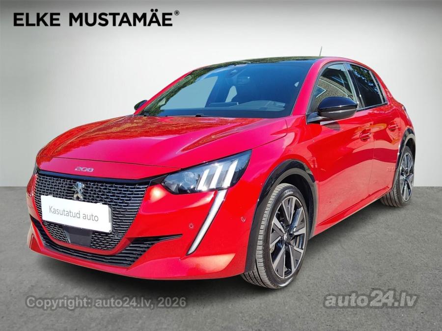Sarkans Peugeot 208 2021 Tallina, ar dzinēja tilpumu 1.20 L un nobraukumu 62 tūkst. km par 13995 €, foto 1 vietnē AUTOMOTO.COM.LV