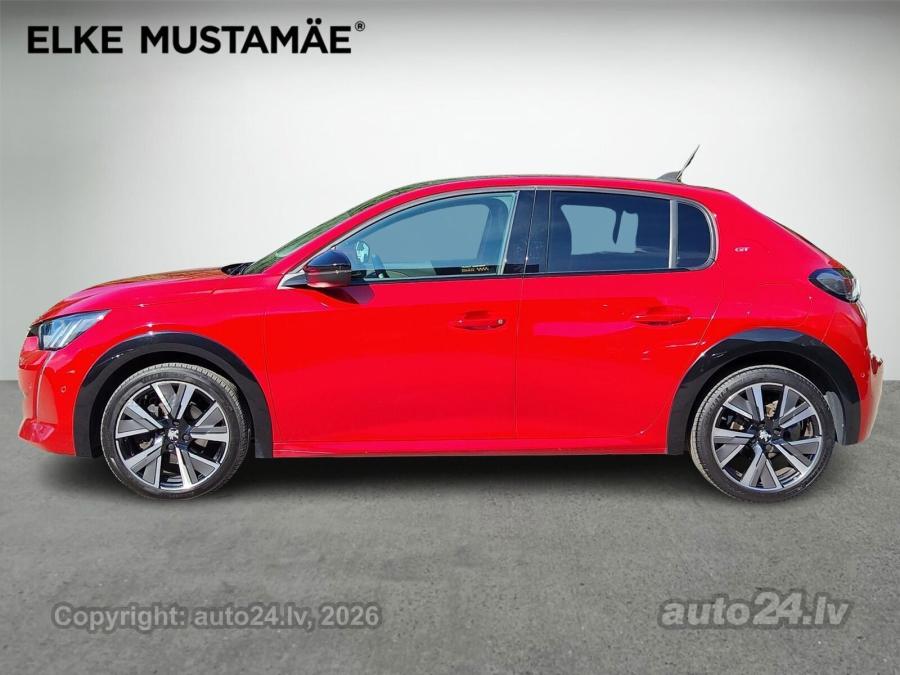 Sarkans Peugeot 208 2021 Tallina, ar dzinēja tilpumu 1.20 L un nobraukumu 62 tūkst. km par 13995 €, foto 4 vietnē AUTOMOTO.COM.LV