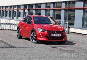 Red Peugeot 208 2021 in Riga, with an engine capacity of 0.00 L and mileage of 22 thousand km for 17280 €, photo  on AUTOMOTO.COM.LV
