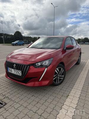 Red Peugeot 208 2021 in Riga, with an engine capacity of 1.20 L and mileage of 85 thousand km for 10250 €, photo  on AUTOMOTO.COM.LV