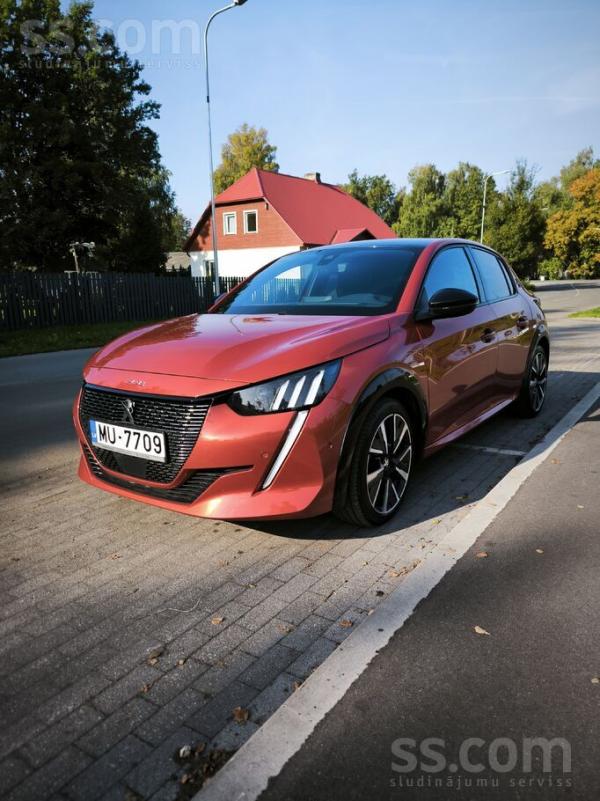 Red Peugeot 208 2021 in Riga, with an engine capacity of 1.20 L and mileage of 58 thousand km for 13500 €, photo 3 on AUTOMOTO.COM.LV
