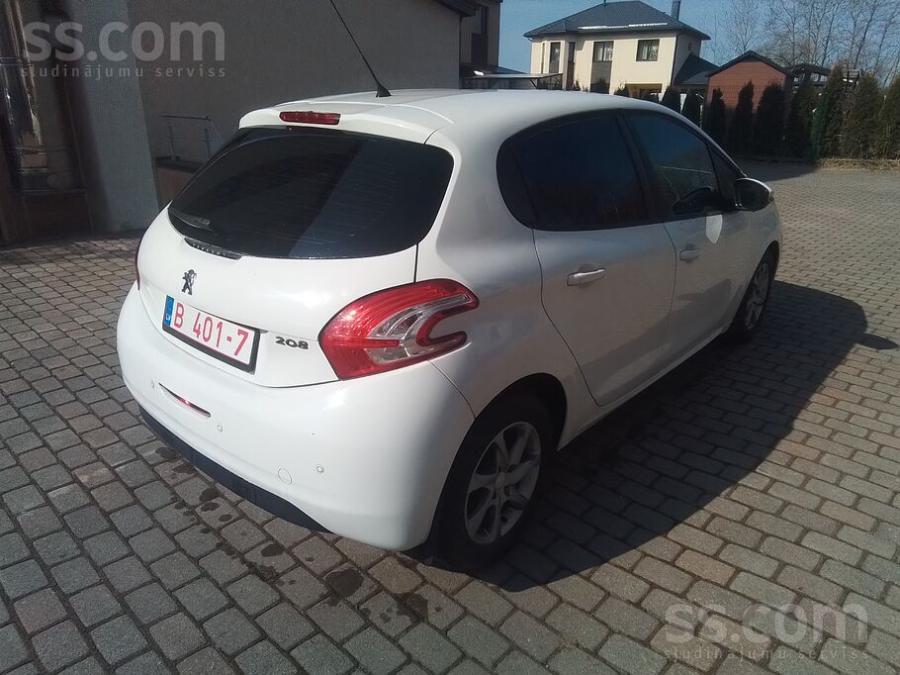 Balts Peugeot 208 2014 Rīga, ar dzinēja tilpumu 1.20 L un nobraukumu 0 tūkst. km par 3750 €, foto 6 vietnē AUTOMOTO.COM.LV