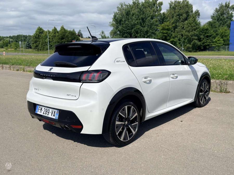 Balts Peugeot 208 2019 Panevēža, ar dzinēja tilpumu 1.50 L un nobraukumu 281 tūkst. km par 6990 €, foto 9 vietnē AUTOMOTO.COM.LV