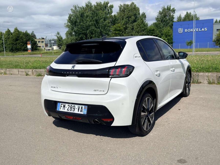 Balts Peugeot 208 2019 Panevēža, ar dzinēja tilpumu 1.50 L un nobraukumu 281 tūkst. km par 6990 €, foto 11 vietnē AUTOMOTO.COM.LV