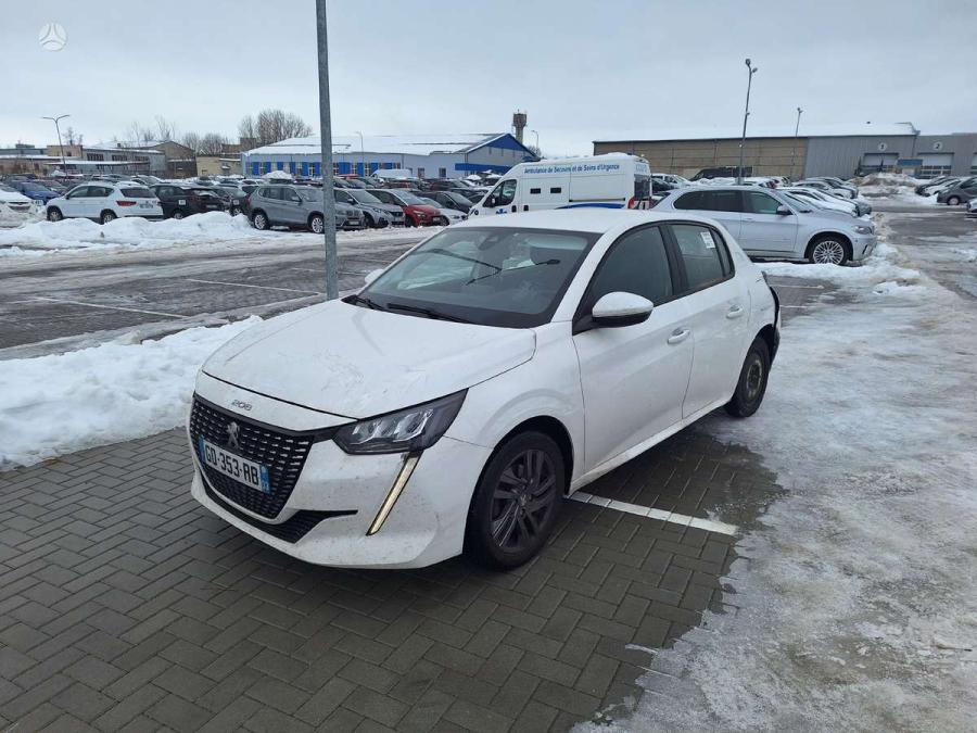 Balts Peugeot 208 2021 Tauragė, ar dzinēja tilpumu 1.50 L un nobraukumu 170 tūkst. km par 5600 €, foto 1 vietnē AUTOMOTO.COM.LV