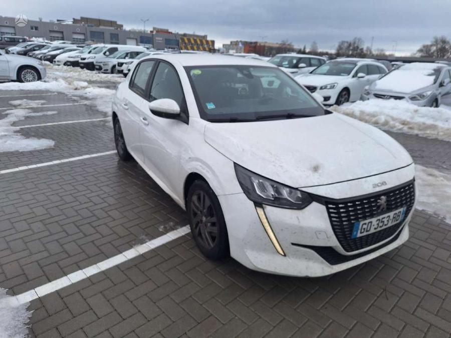 Balts Peugeot 208 2021 Tauragė, ar dzinēja tilpumu 1.50 L un nobraukumu 170 tūkst. km par 5600 €, foto 3 vietnē AUTOMOTO.COM.LV