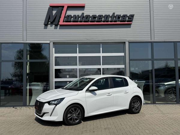 White Peugeot 208 2022 in Vilnius, with an engine capacity of 1.20 L and mileage of 68 thousand km for 13800 €, photo 1 on AUTOMOTO.COM.LV