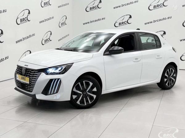 White Peugeot 208 2025 in Vilnius, with an engine capacity of 0.00 L and mileage of 8 thousand km for 18900 €, photo 1 on AUTOMOTO.COM.LV