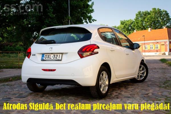 White Peugeot 208 2018 in Riga, with an engine capacity of 1.20 L and mileage of 160 thousand km for 6200 €, photo 7 on AUTOMOTO.COM.LV