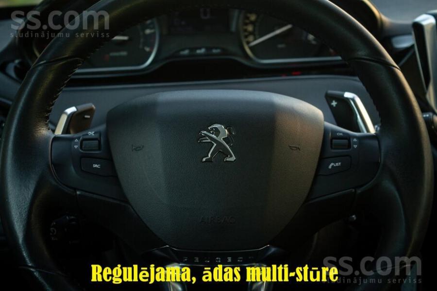 White Peugeot 208 2018 in Riga, with an engine capacity of 1.20 L and mileage of 160 thousand km for 6200 €, photo 13 on AUTOMOTO.COM.LV
