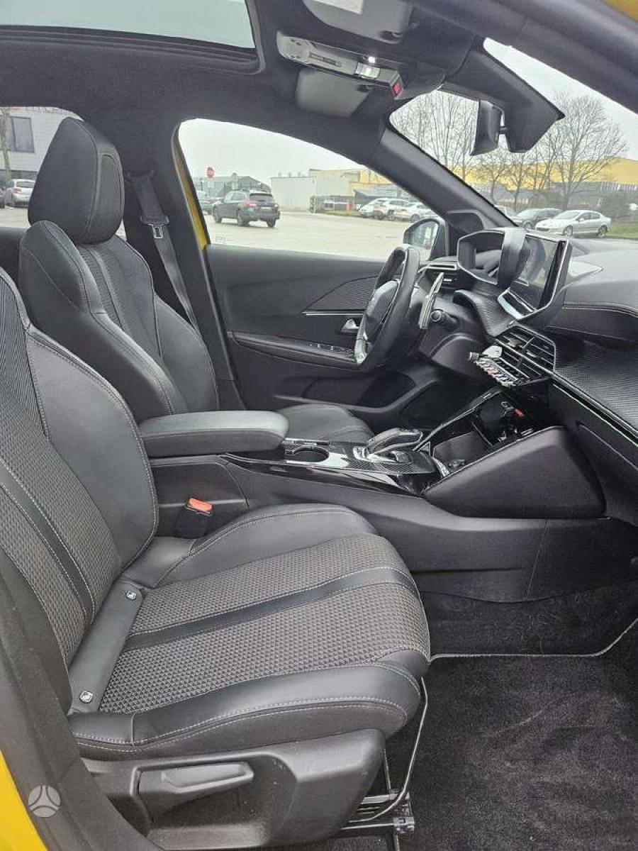 Dzeltens Peugeot 208 2020 Tauragė, ar dzinēja tilpumu 1.20 L un nobraukumu 91 tūkst. km par 10900 €, foto 12 vietnē AUTOMOTO.COM.LV