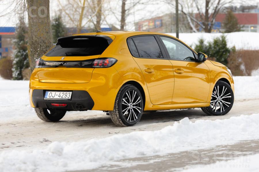 Dzeltens Peugeot 208 2020 Jelgava, ar dzinēja tilpumu 1.20 L un nobraukumu 0 tūkst. km par 8350 €, foto 3 vietnē AUTOMOTO.COM.LV