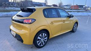 Yellow Peugeot 208 2020 in Rezekne, with an engine capacity of 1.20 L and mileage of 196 thousand km for 8490 €, photo 5 on AUTOMOTO.COM.LV