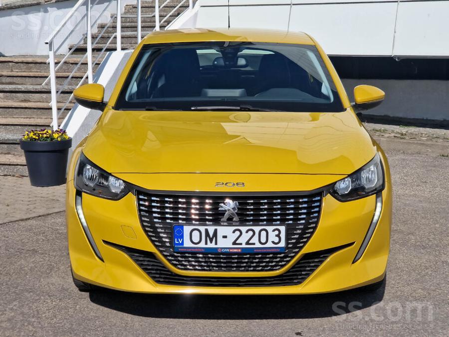 Dzeltens Peugeot 208 2020 Rīga, ar dzinēja tilpumu 1.20 L un nobraukumu 91 tūkst. km par 10950 €, foto 3 vietnē AUTOMOTO.COM.LV