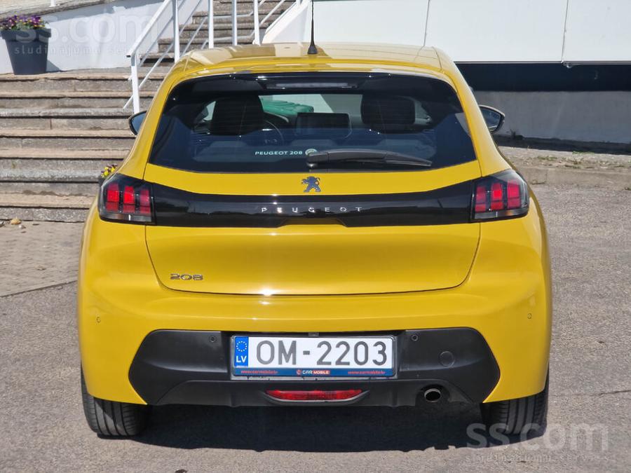 Dzeltens Peugeot 208 2020 Rīga, ar dzinēja tilpumu 1.20 L un nobraukumu 91 tūkst. km par 10950 €, foto 8 vietnē AUTOMOTO.COM.LV
