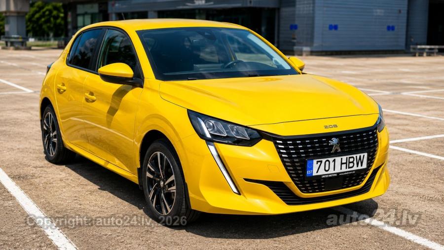 Dzeltens Peugeot 208 2020 Tallina, ar dzinēja tilpumu 1.20 L un nobraukumu 87 tūkst. km par 12999 €, foto 1 vietnē AUTOMOTO.COM.LV