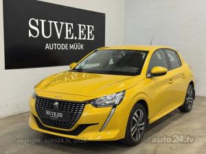 Yellow Peugeot 208 2020 in Tallinn, with an engine capacity of 1.20 L and mileage of 87 thousand km for 12995 €, photo  on AUTOMOTO.COM.LV