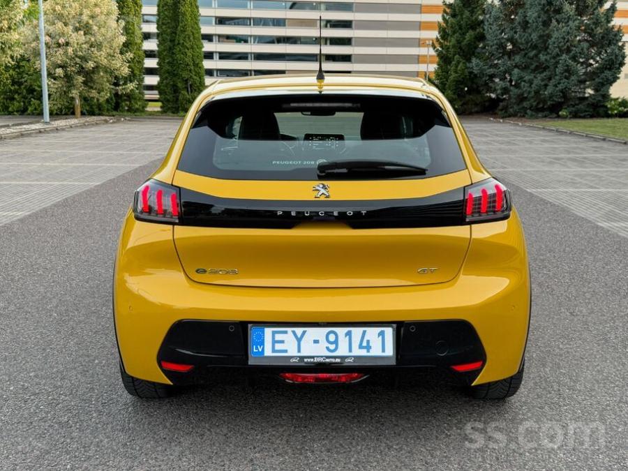 Dzeltens Peugeot 208 2020 Rīga, ar dzinēja tilpumu 1.20 L un nobraukumu 88 tūkst. km par 14900 €, foto 8 vietnē AUTOMOTO.COM.LV