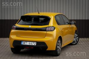 Yellow Peugeot 208 2021 in Tukums, with an engine capacity of 1.20 L and mileage of 56 thousand km for 13250 €, photo 7 on AUTOMOTO.COM.LV