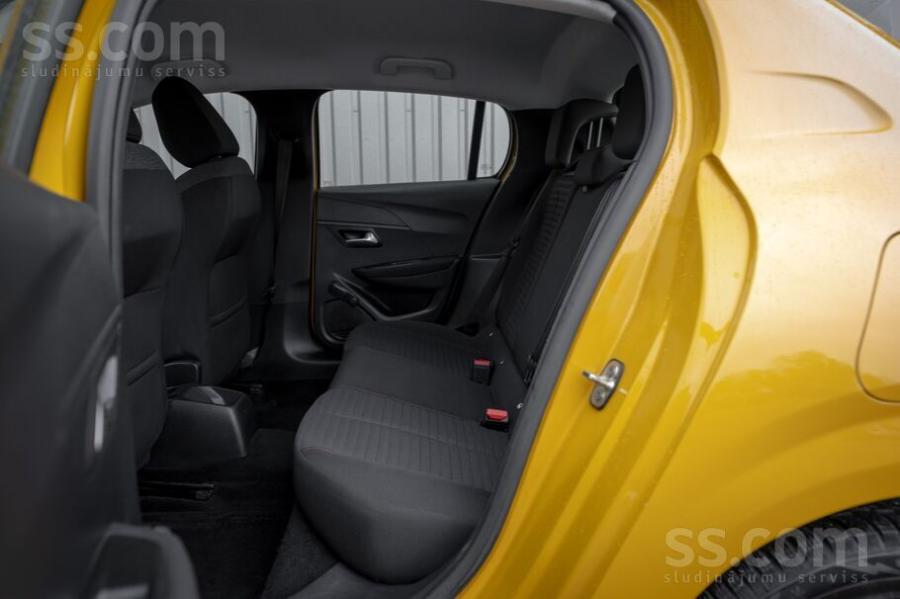 Yellow Peugeot 208 2021 in Tukums, with an engine capacity of 1.20 L and mileage of 56 thousand km for 13250 €, photo 10 on AUTOMOTO.COM.LV
