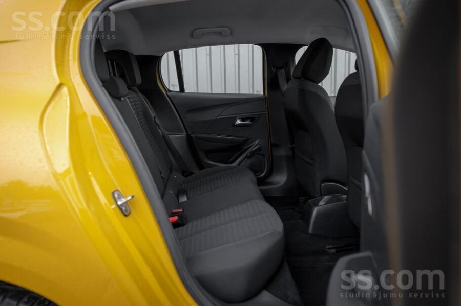 Yellow Peugeot 208 2021 in Tukums, with an engine capacity of 1.20 L and mileage of 56 thousand km for 13250 €, photo 11 on AUTOMOTO.COM.LV