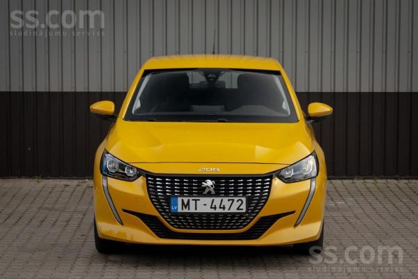 Yellow Peugeot 208 2021 in Tukums, with an engine capacity of 1.20 L and mileage of 56 thousand km for 11950 €, photo 3 on AUTOMOTO.COM.LV