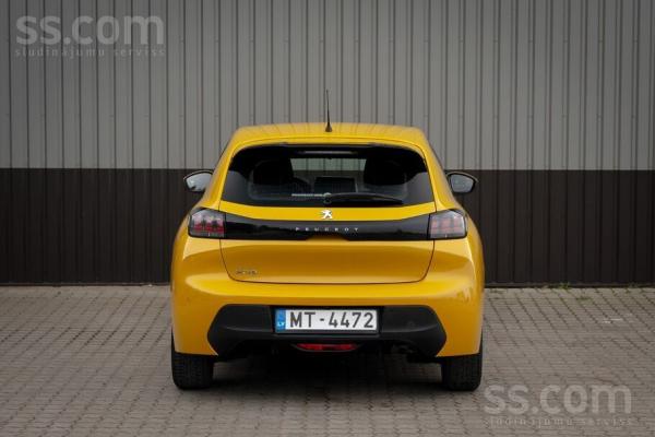Yellow Peugeot 208 2021 in Tukums, with an engine capacity of 1.20 L and mileage of 56 thousand km for 11950 €, photo 6 on AUTOMOTO.COM.LV