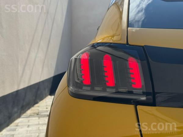 Yellow Peugeot 208 2021 in Riga, with an engine capacity of 1.60 L and mileage of 74 thousand km for 14990 €, photo 10 on AUTOMOTO.COM.LV