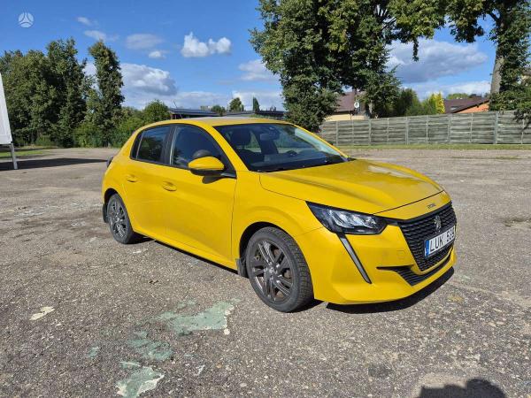 Yellow Peugeot 208 2021 in Kaunas, with an engine capacity of 1.20 L and mileage of 113 thousand km for 4235 €, photo 4 on AUTOMOTO.COM.LV